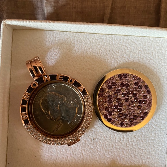 mi moneda | Jewelry | Mimoneda Rose Gold Pendant | Poshmark